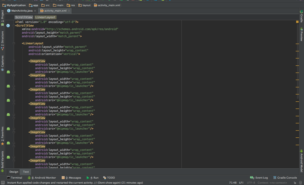 ScrollView · Android Developer
